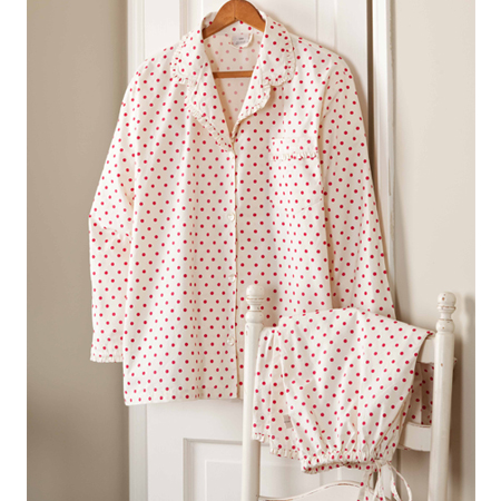 Red Polka Dot Pajama Set - Taylor Linens